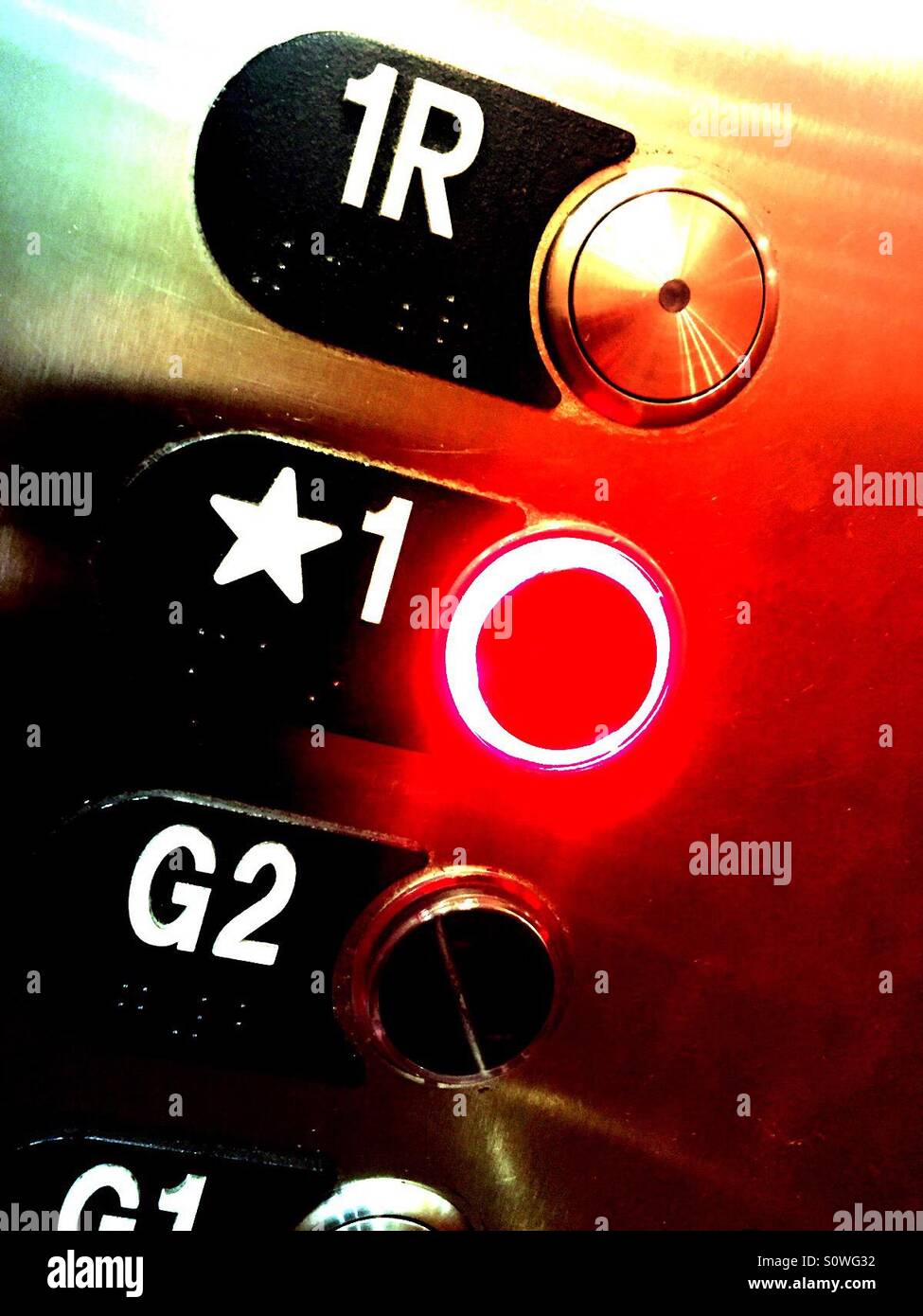 Elevator buttons hi-res stock photography and images - Alamy