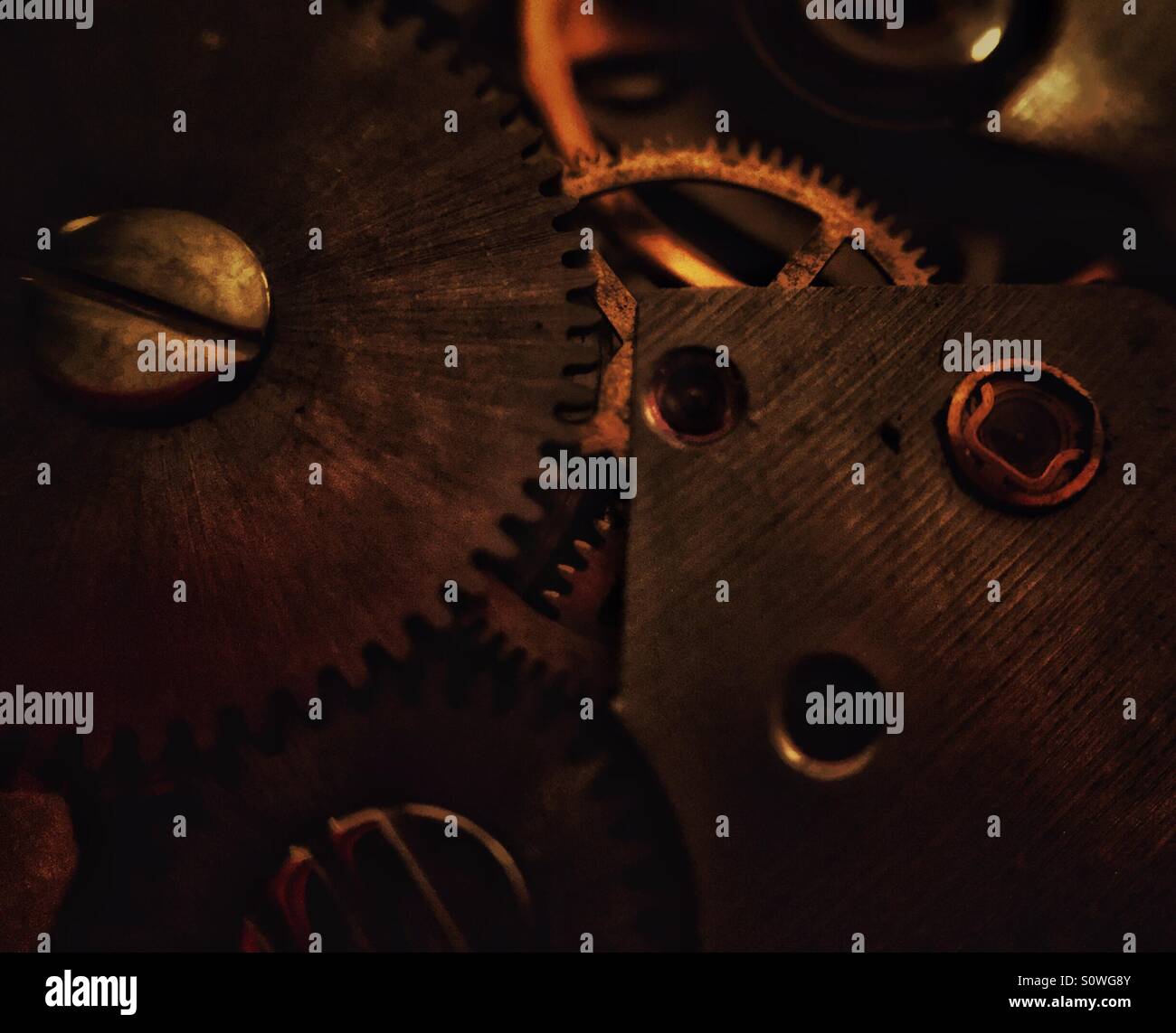 Mechanical parts of watch hi-res stock photography and images - Alamy