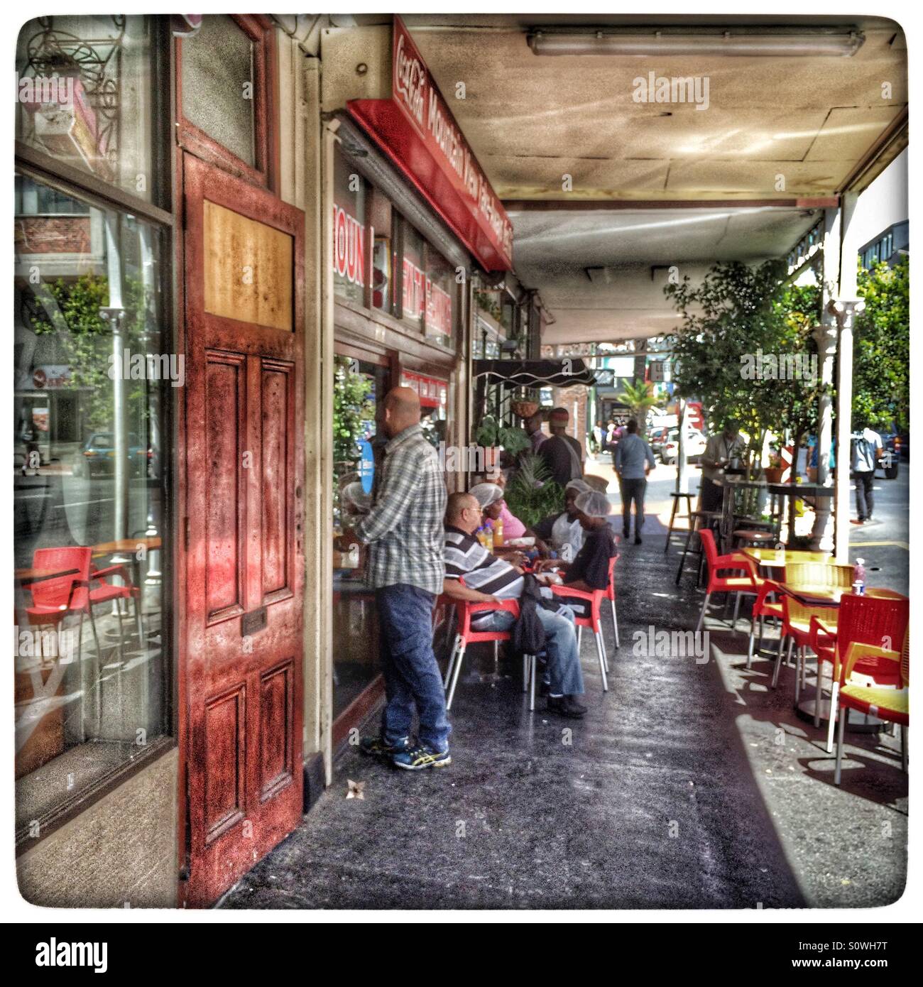 Long street cafe cape town hi-res stock photography and images - Alamy