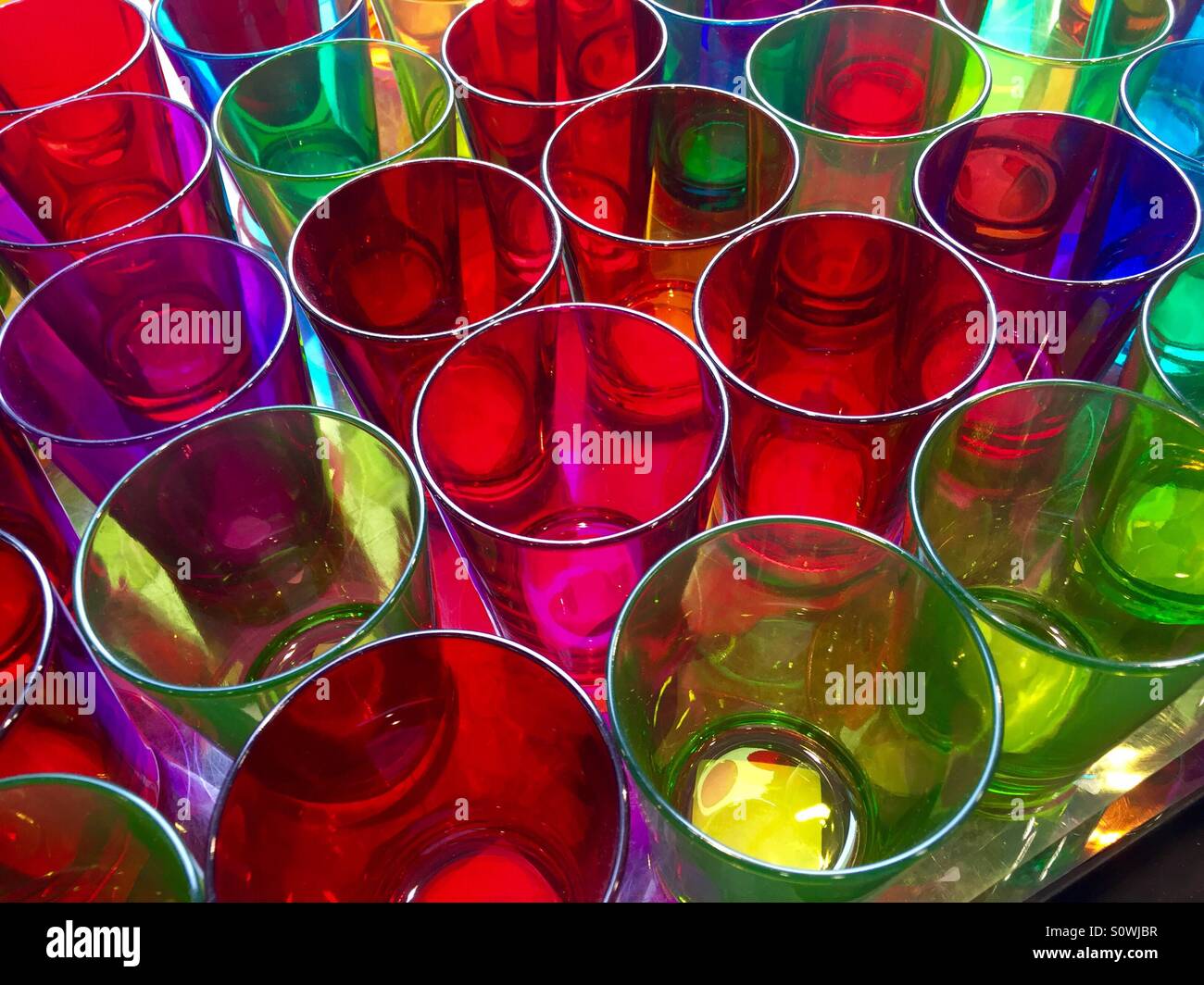 Brightly coloured glass hi-res stock photography and images - Alamy