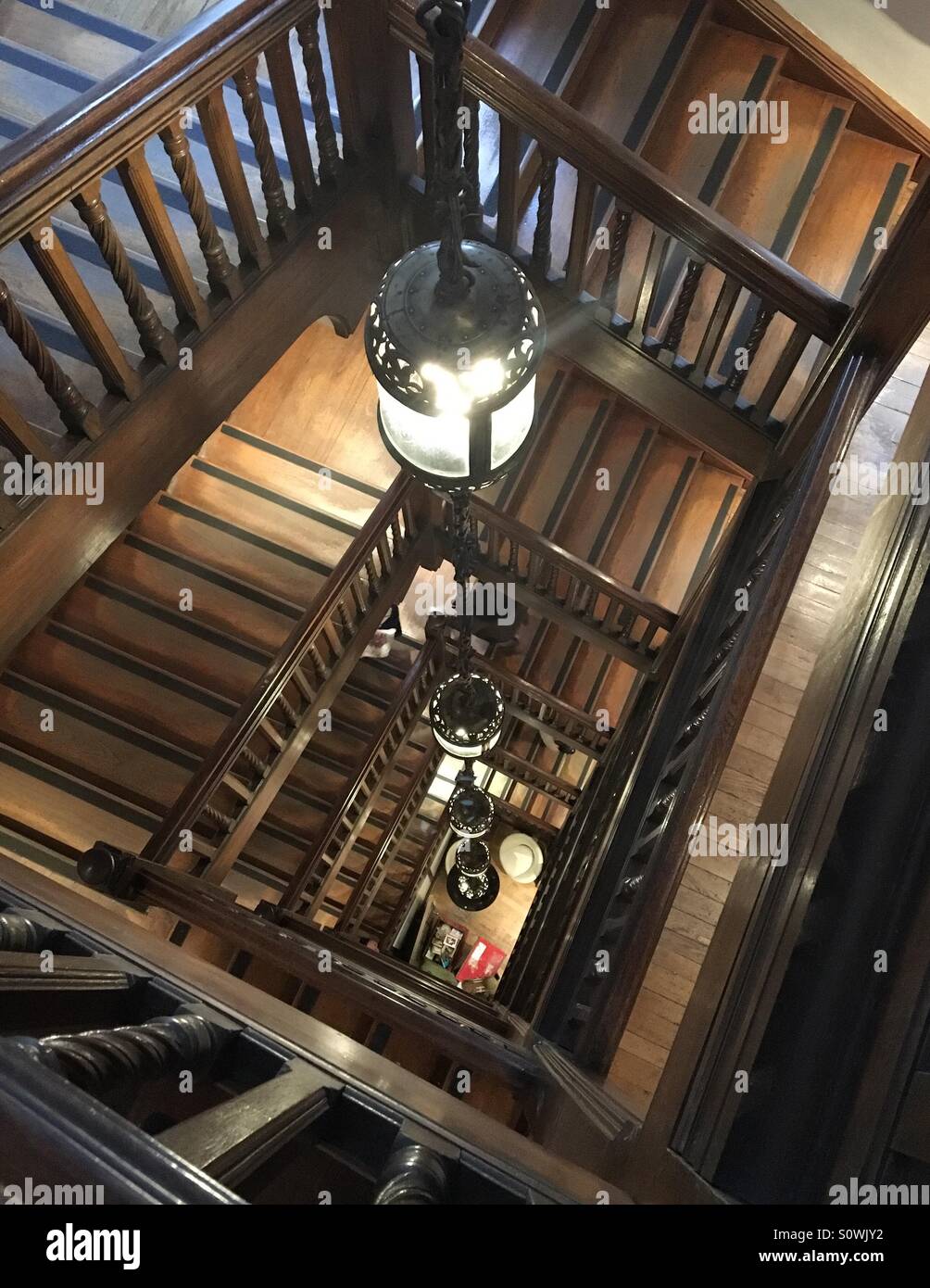 Hanging staircase hi-res stock photography and images - Alamy
