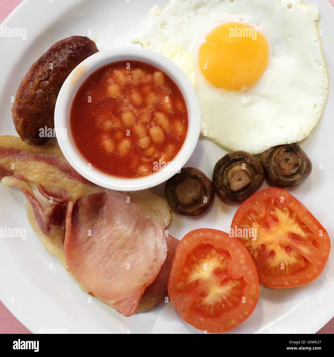 Full English breakfast Stock Photo - Alamy