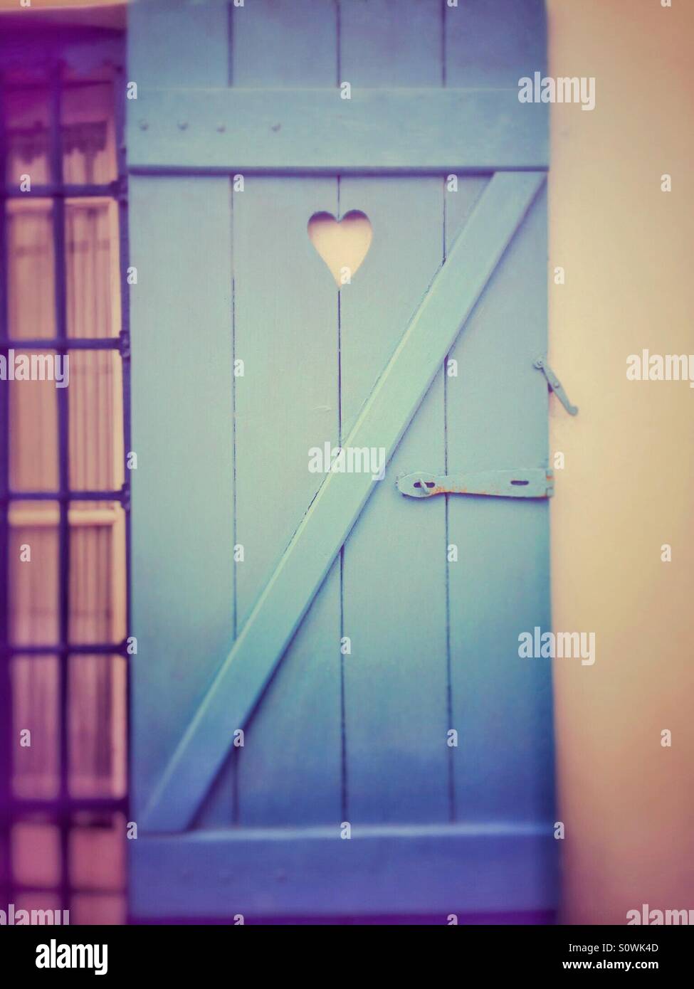 Heartshaped door hi-res stock photography and images - Alamy