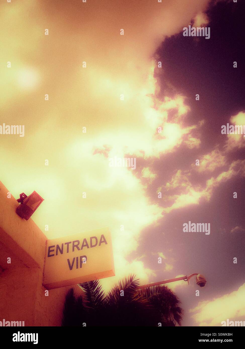 VIP entrance to a club in Spain Stock Photo - Alamy