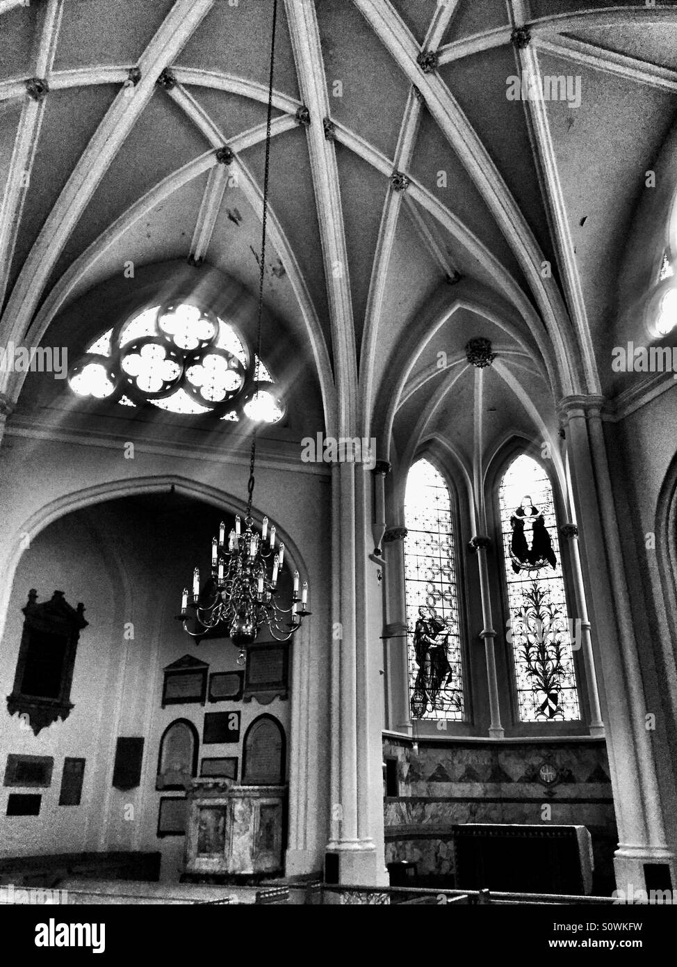 Church interiors hi-res stock photography and images - Alamy