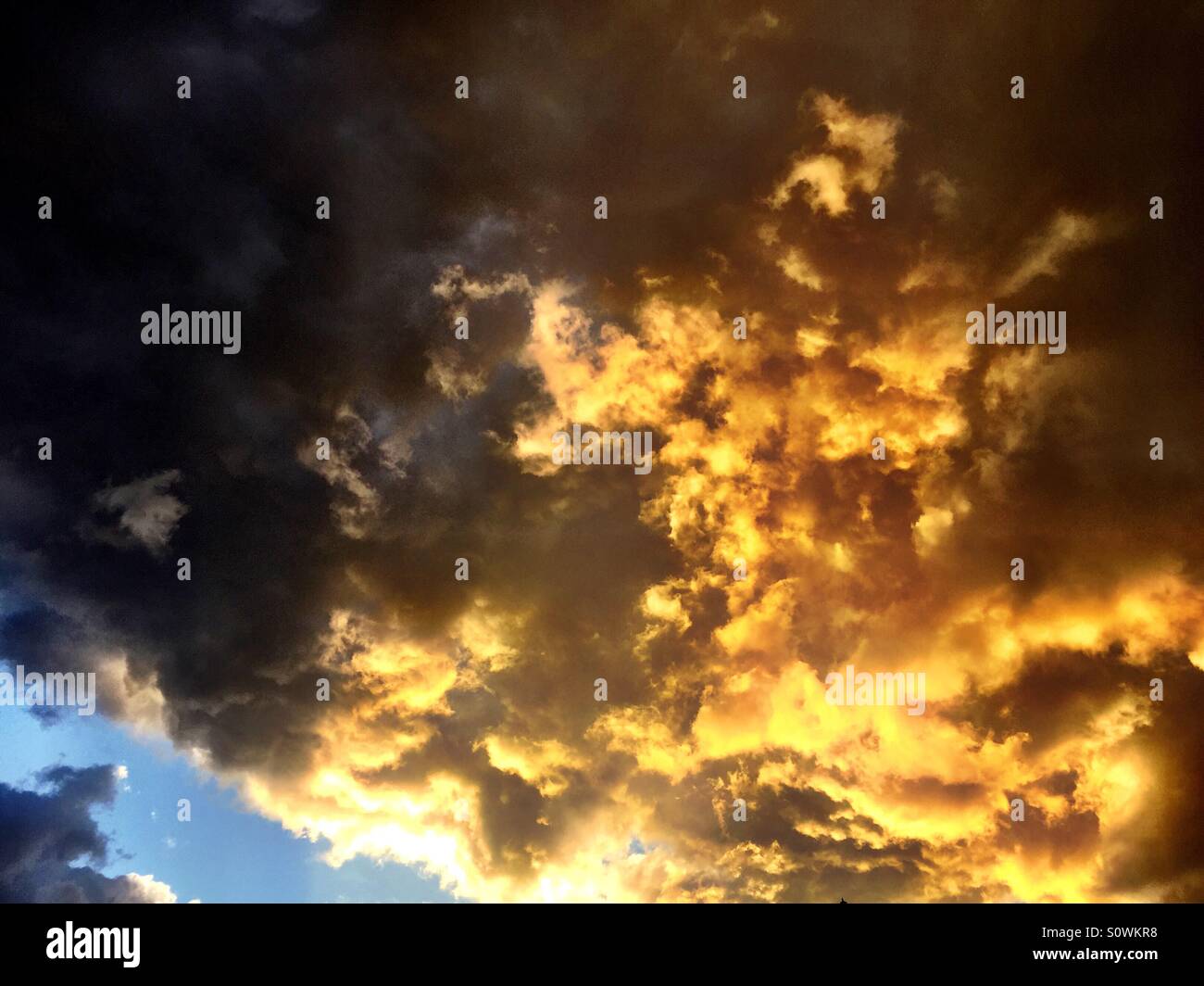Sky is on fire Stock Photo - Alamy