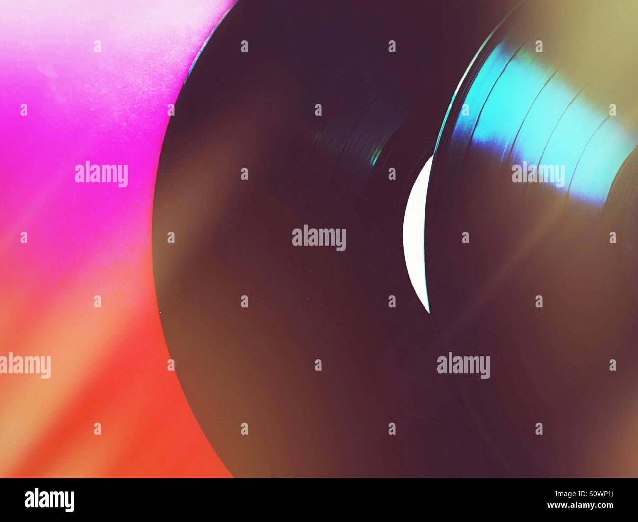 Two vinyl records Stock Photo - Alamy