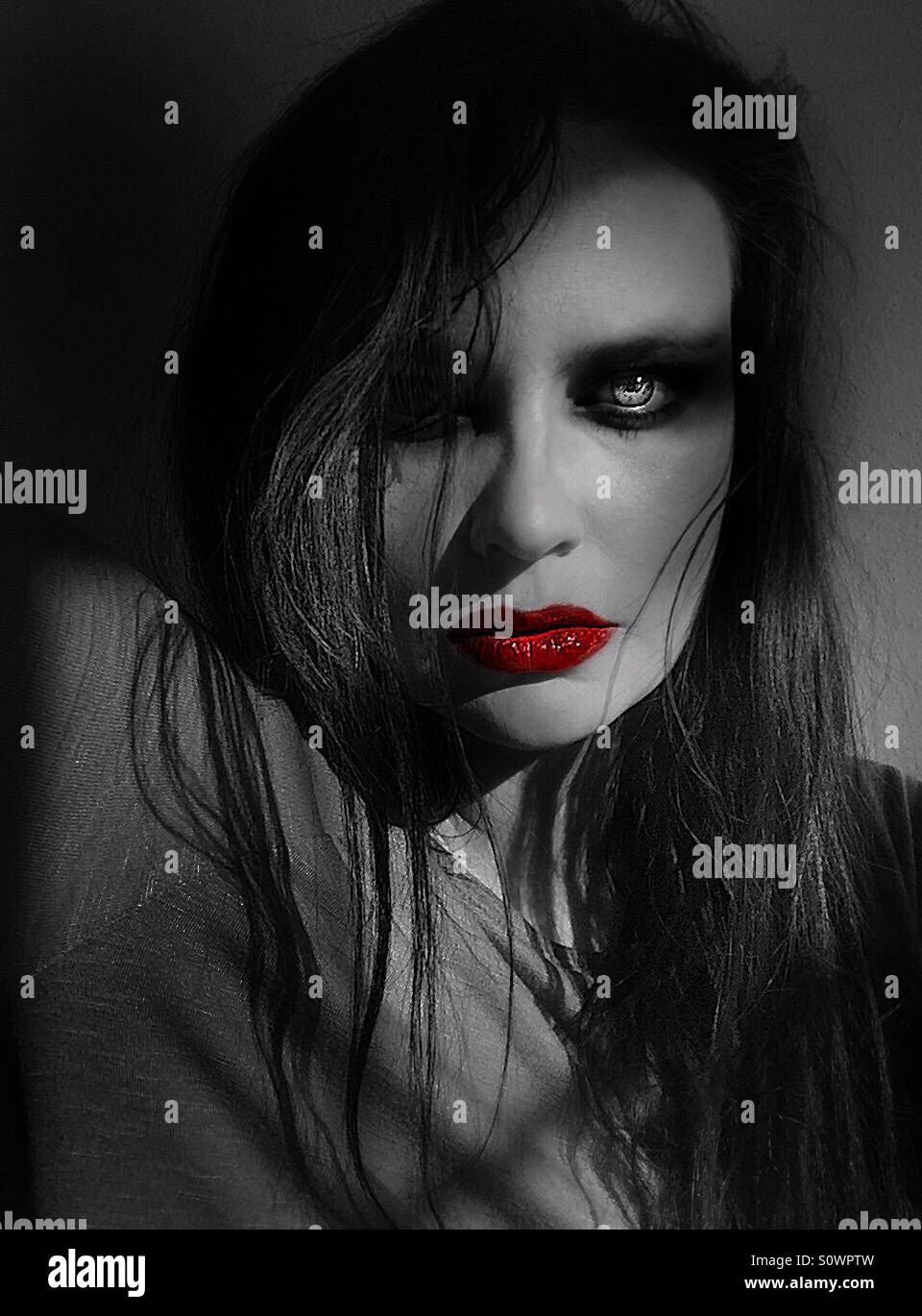 Dark self portrait hi-res stock photography and images - Alamy