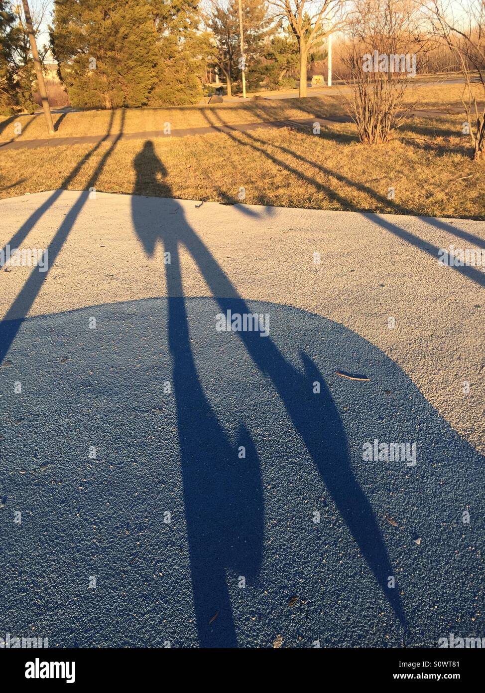 Shadow at swing Stock Photo - Alamy