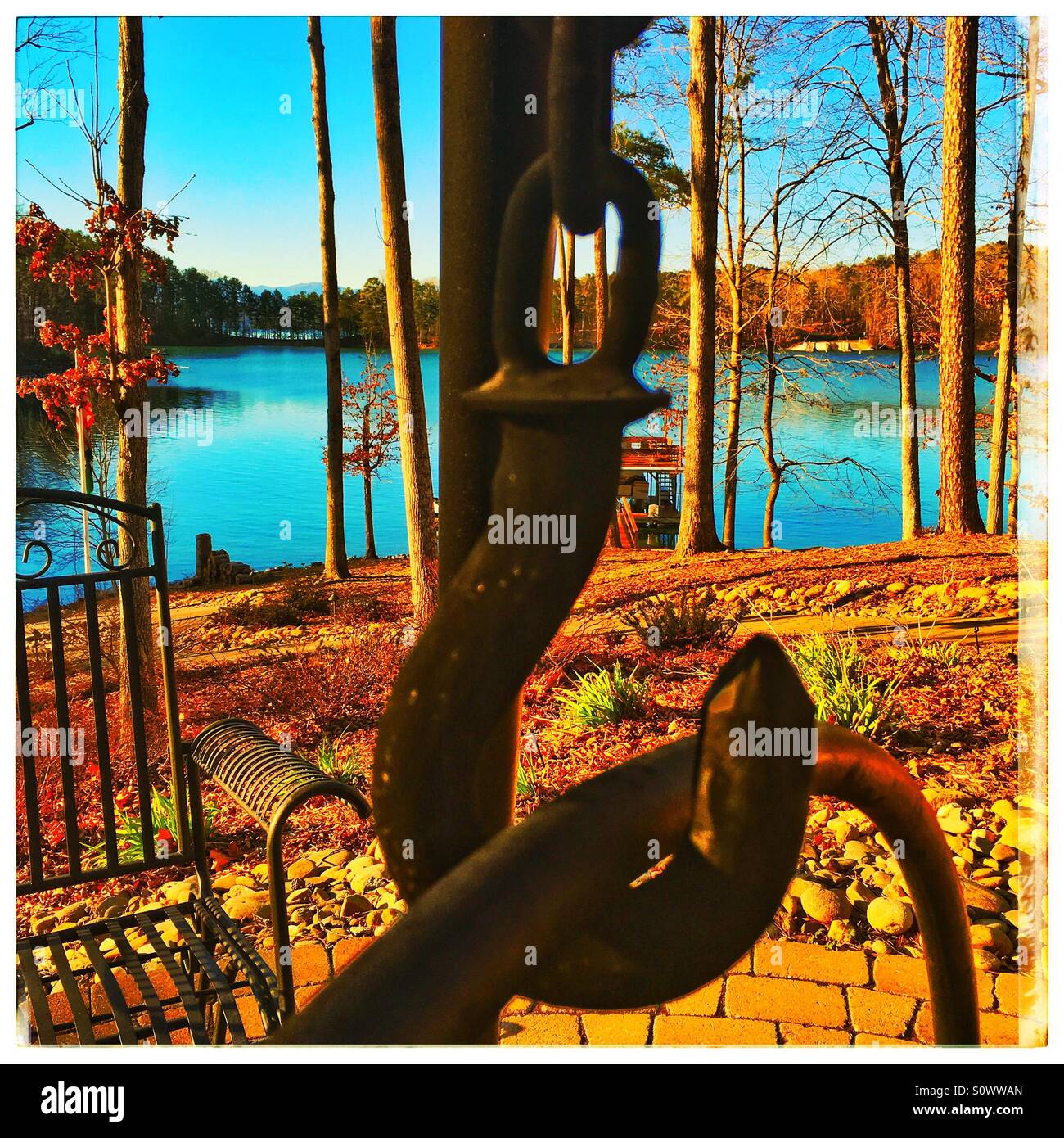 Iron kettle hook hi-res stock photography and images - Alamy