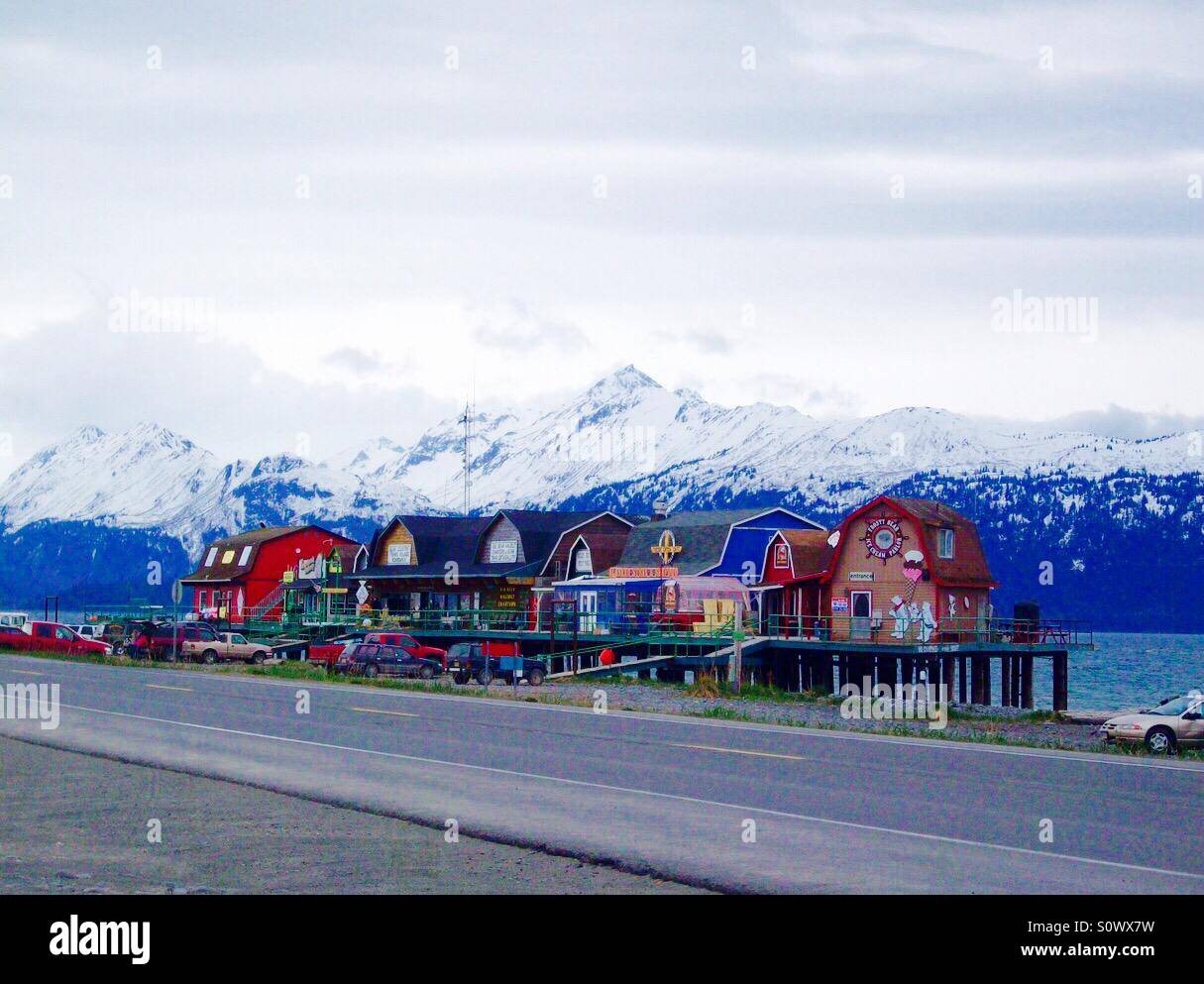 Homer Spit in Homer Alaska Stock Photo - Alamy