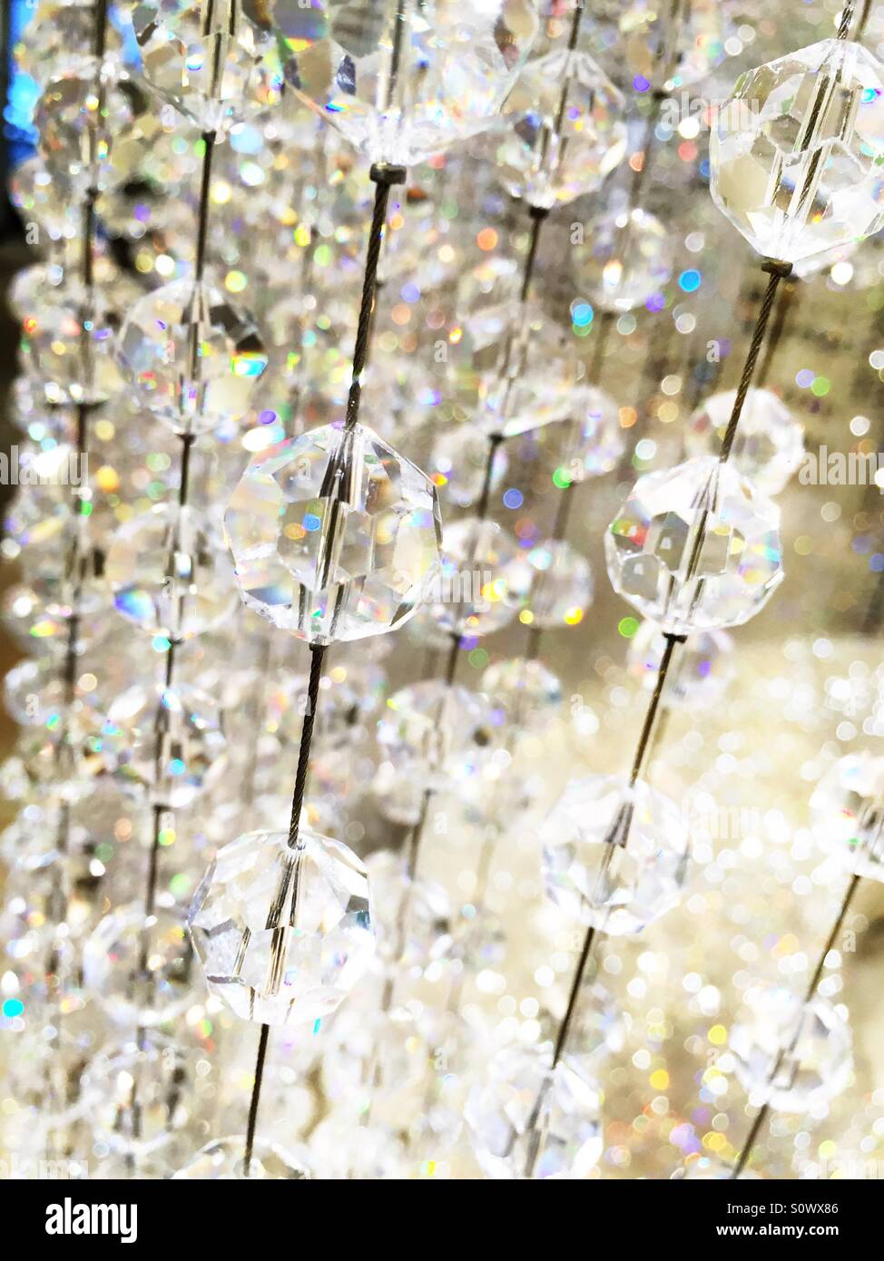 Strands of Swarovski crystals Stock Photo - Alamy