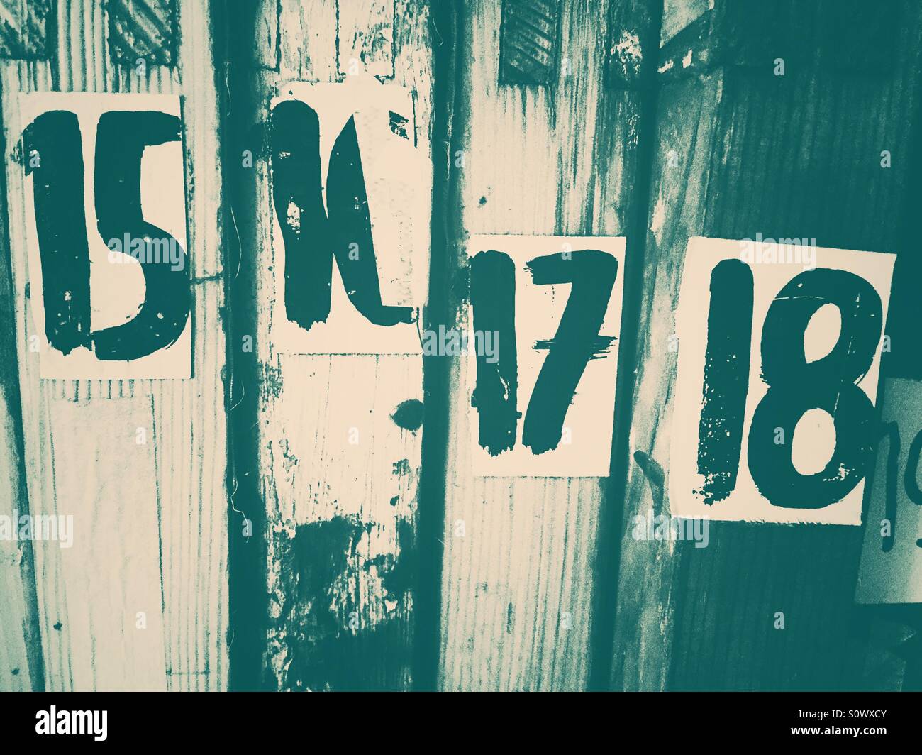 Handwritten numbers hi-res stock photography and images - Alamy