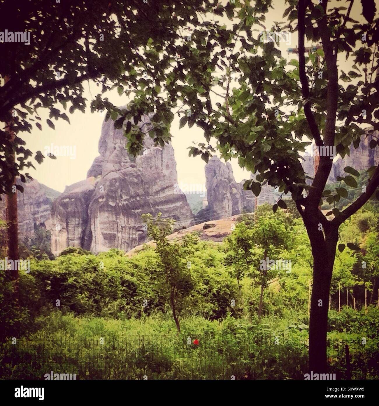 Meteroa mountains hi-res stock photography and images - Alamy