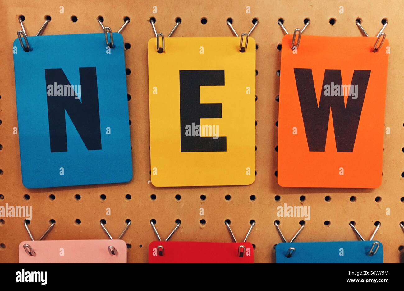 Word new hi-res stock photography and images - Alamy