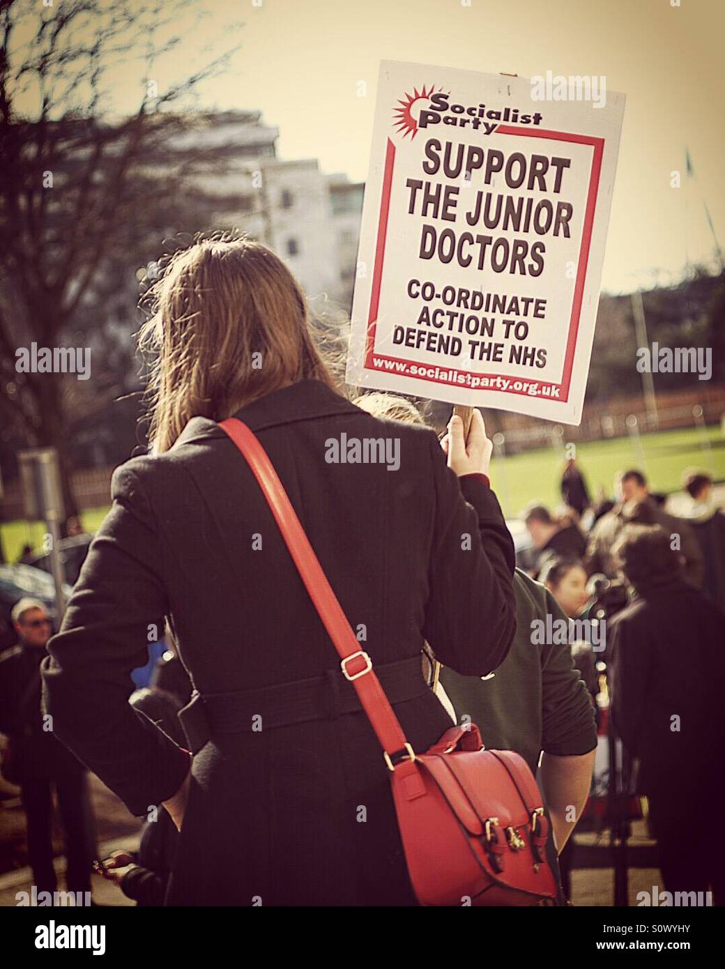 Support Junior Doctors Stock Photo - Alamy
