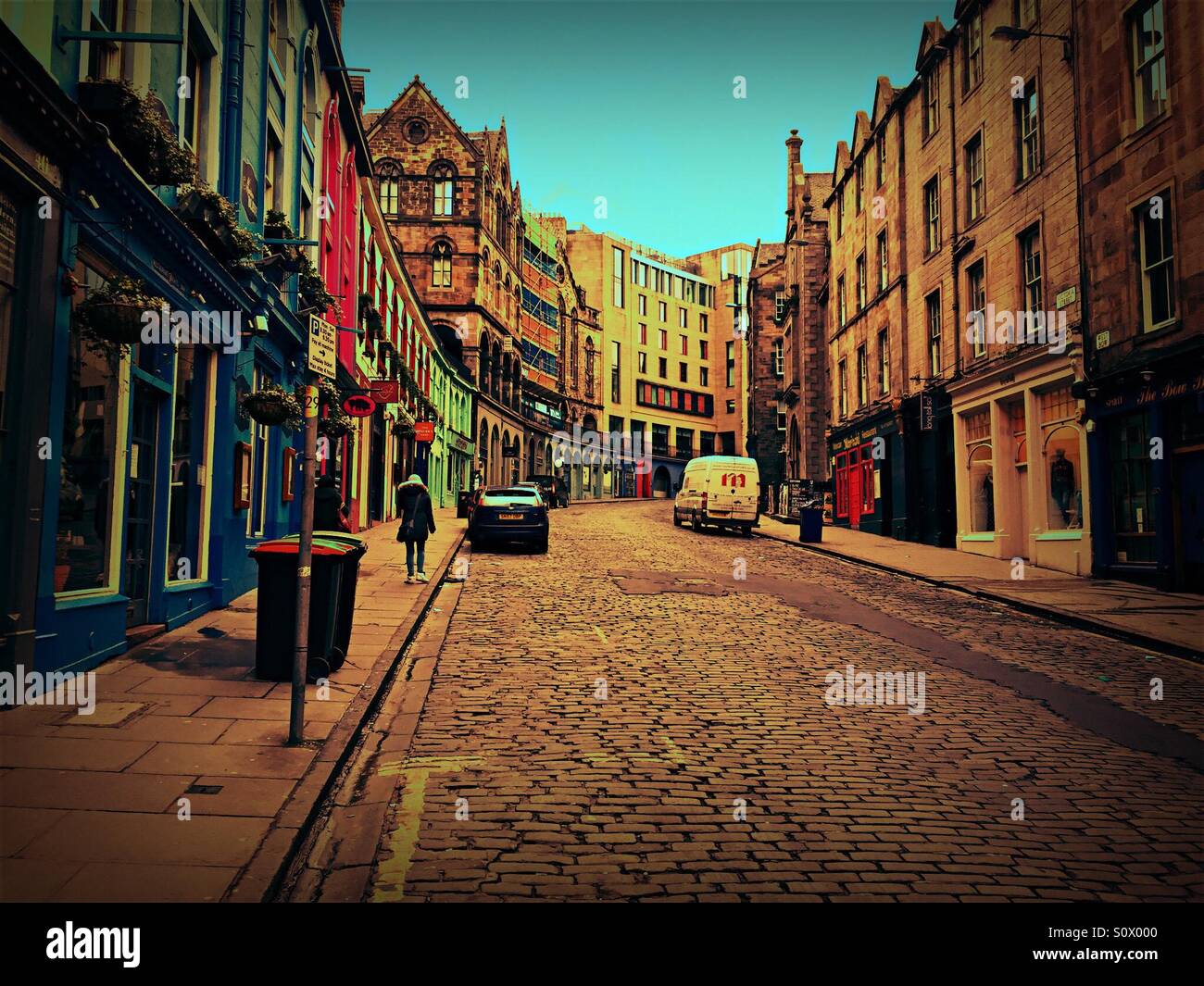 West Bow in Edinburgh Stock Photo - Alamy