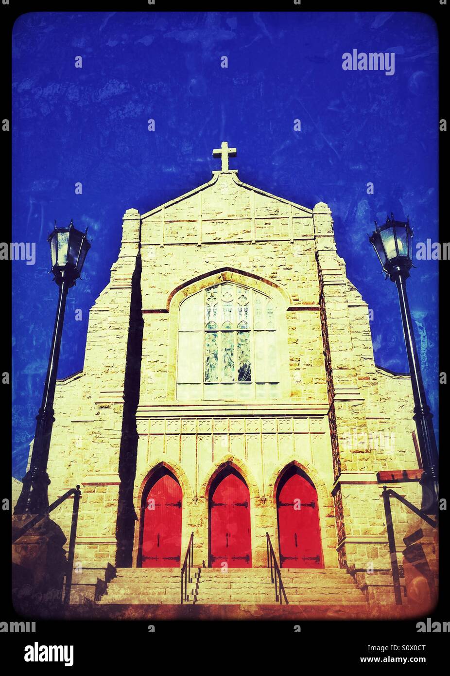 Three church doors hi-res stock photography and images - Alamy