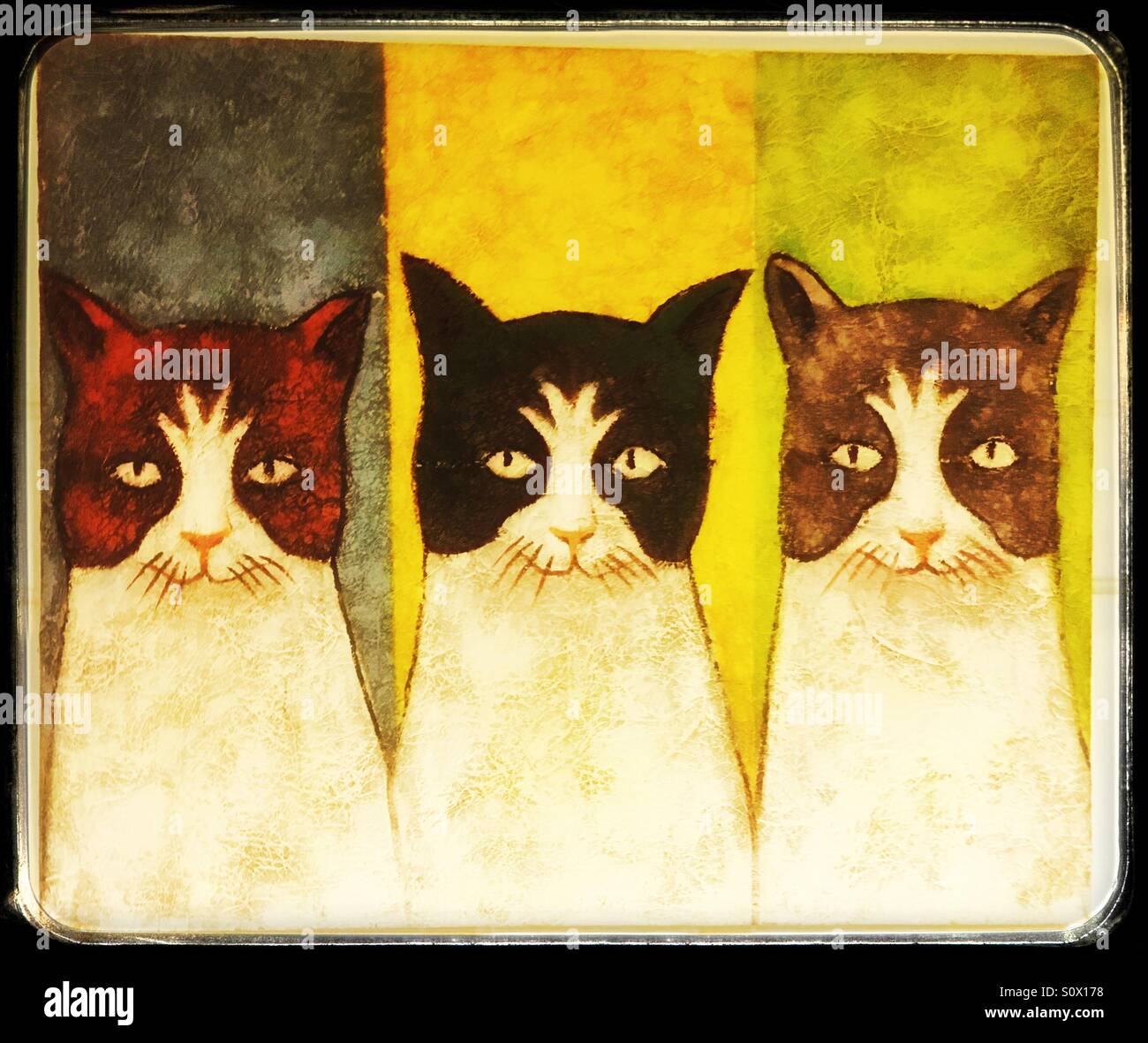 Three cats hi-res stock photography and images - Alamy