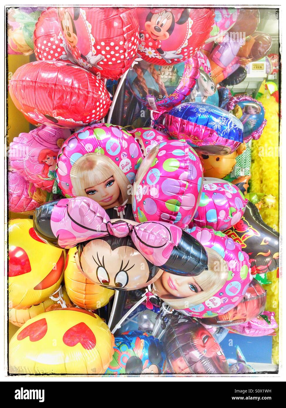 Colourful balloons on sale Stock Photo - Alamy