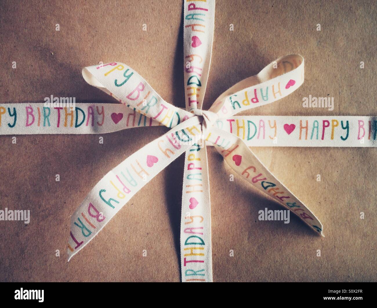 Happy Birthday Ribbon High Resolution Stock Photography and Images - Alamy