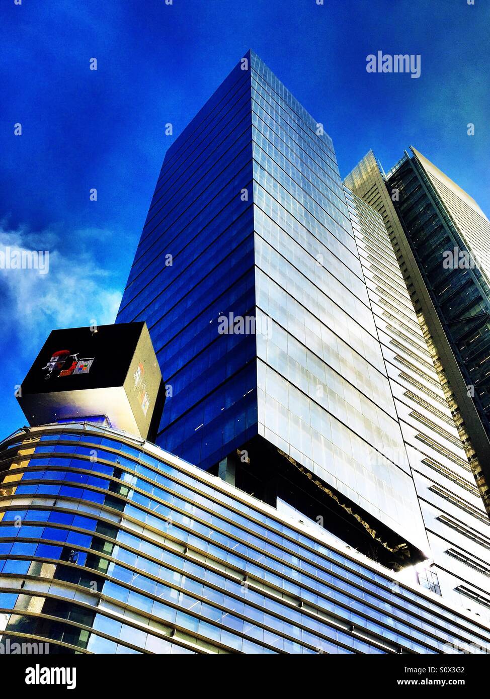 11 times square is at the intersection of 42nd St. and eighth Avenue ...