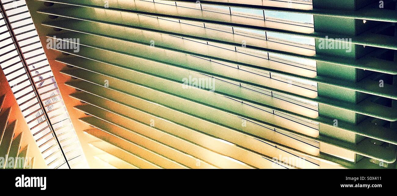 Interior of the World Trade Center transportation hub with the freedom ...