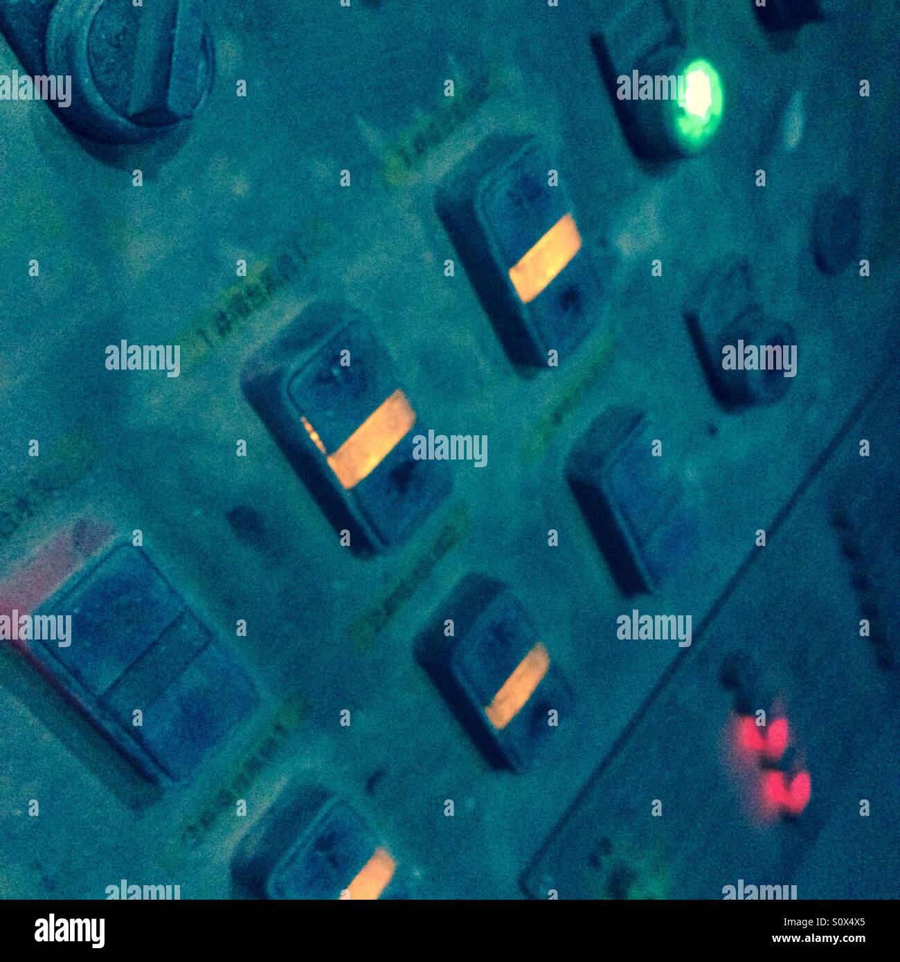 Old machine switchboard Stock Photo - Alamy