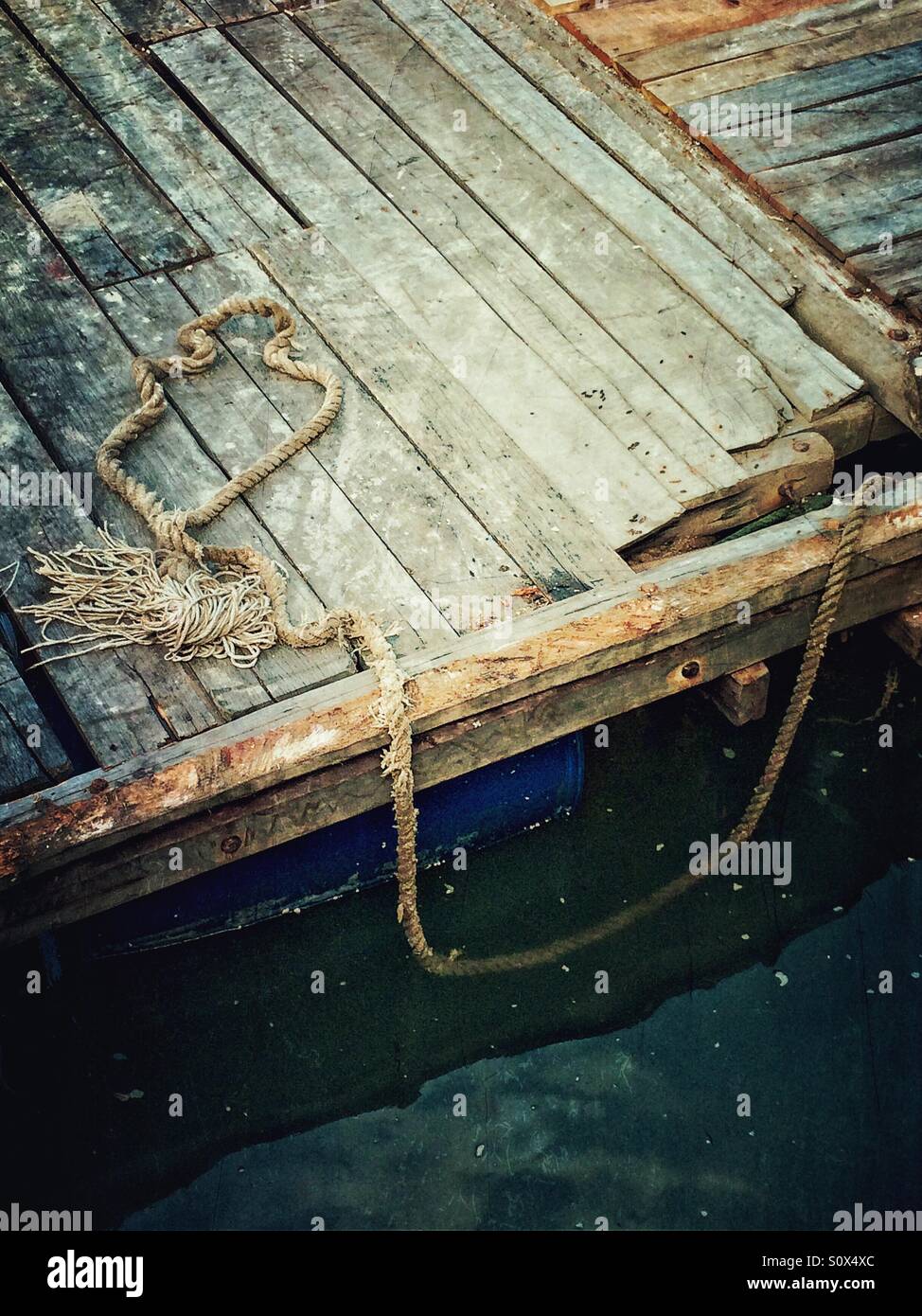 Old broken jetty hi-res stock photography and images - Alamy