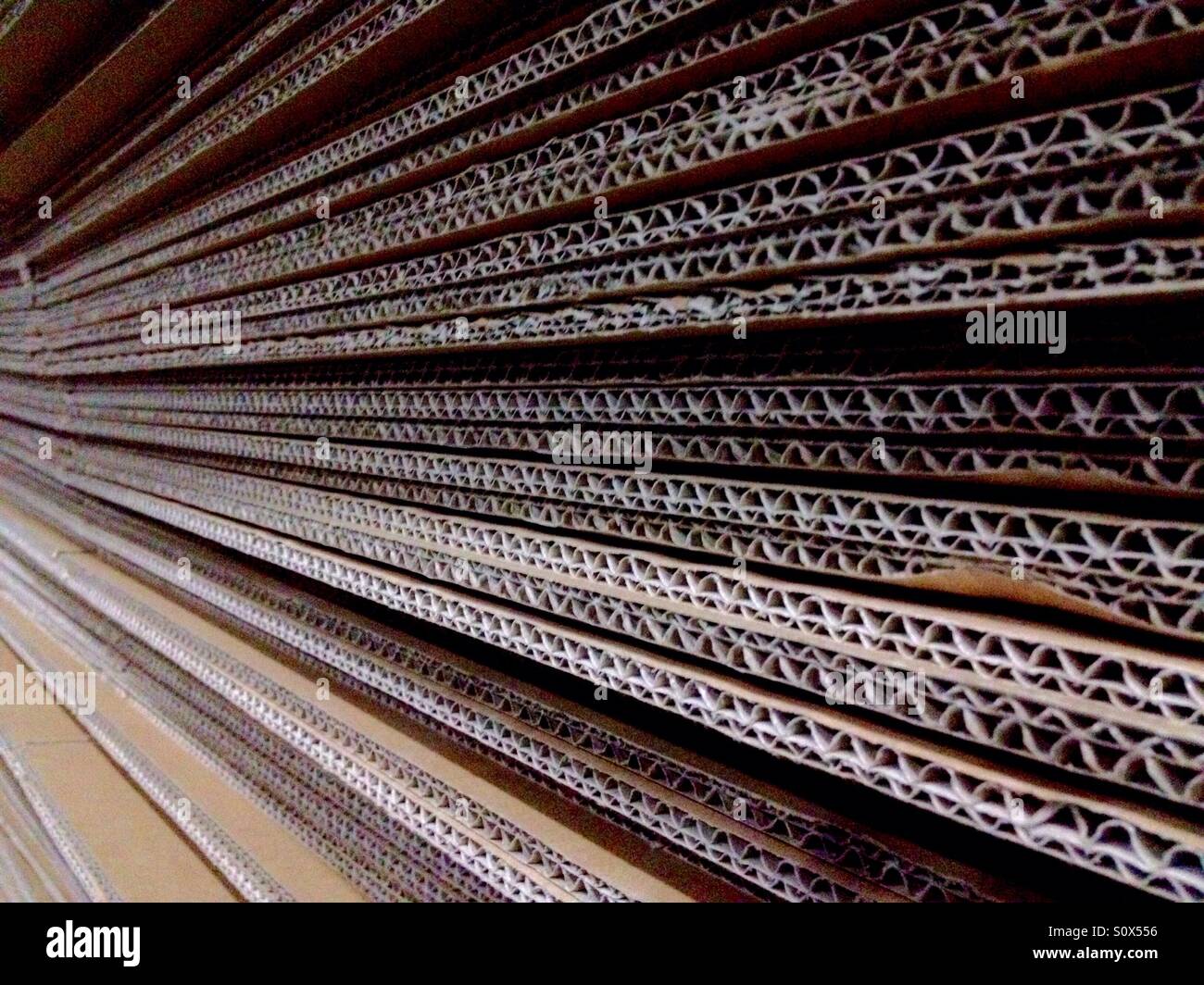 Fluted cardboard hi-res stock photography and images - Alamy