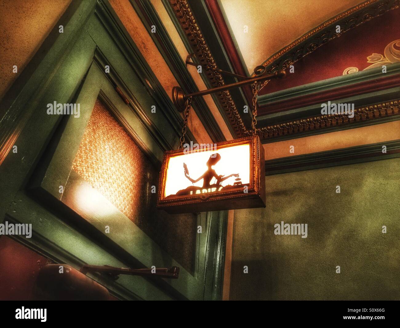 Ladies restroom hi-res stock photography and images - Alamy