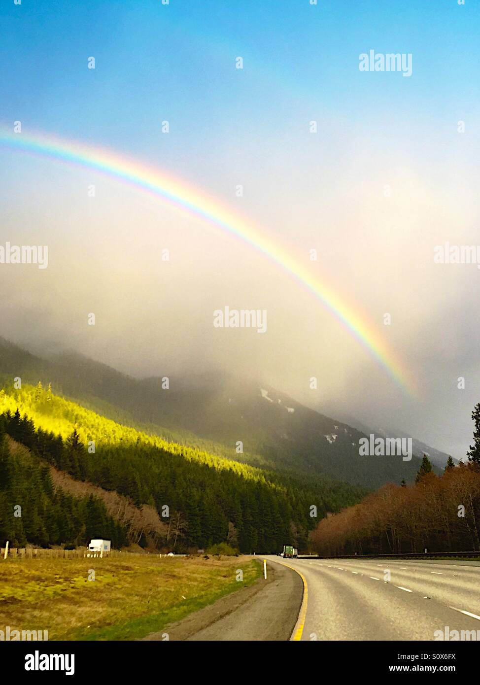 Fog rainbow hi-res stock photography and images - Alamy