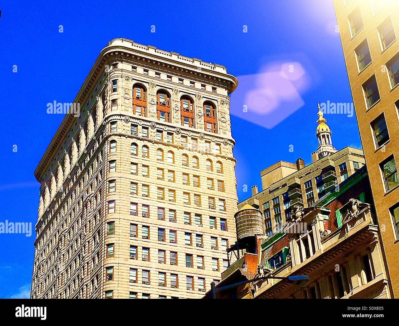 Flat iron building in New York City Stock Photo - Alamy