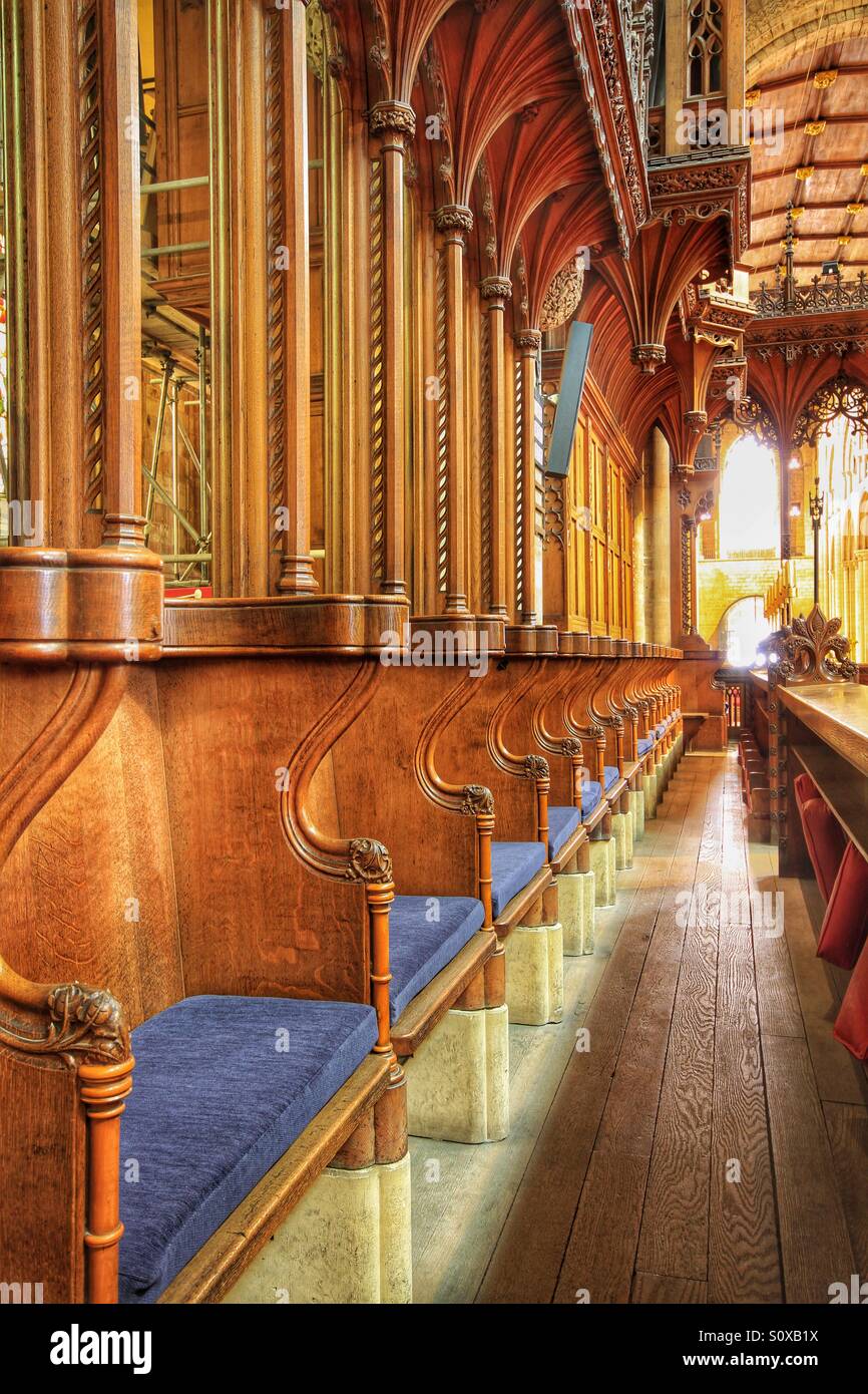 Choir seats hi-res stock photography and images - Alamy