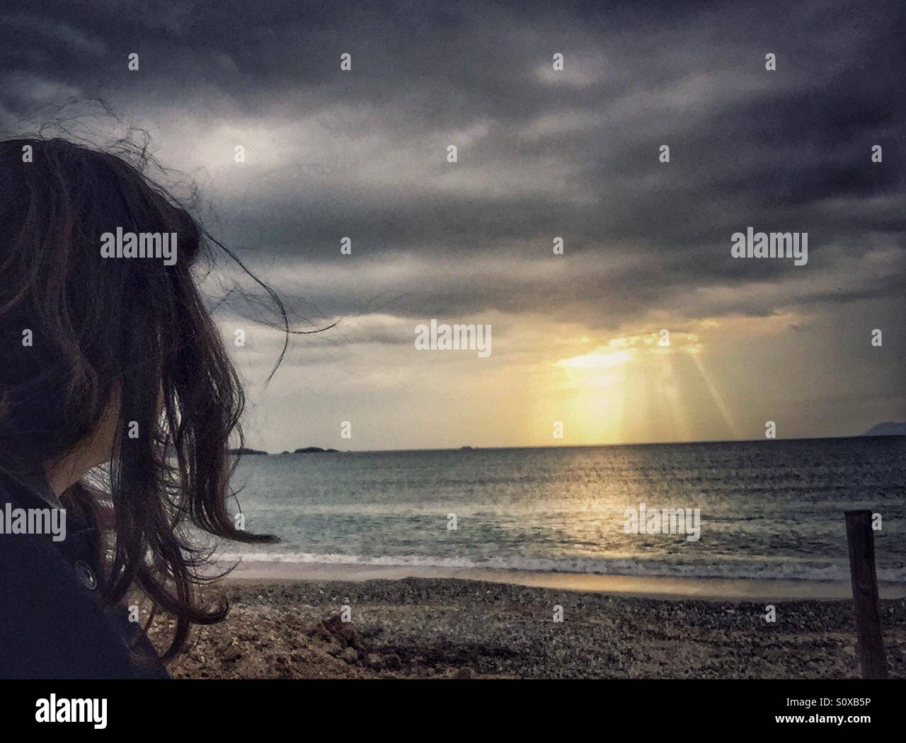 Before after light dark hi-res stock photography and images - Alamy
