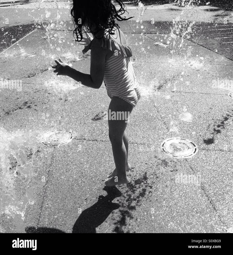 Girl jump swimsuit hi-res stock photography and images - Alamy