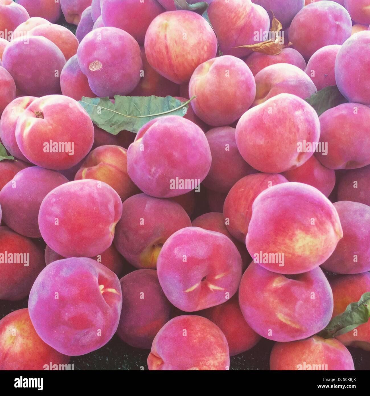 Peach season hi-res stock photography and images - Alamy