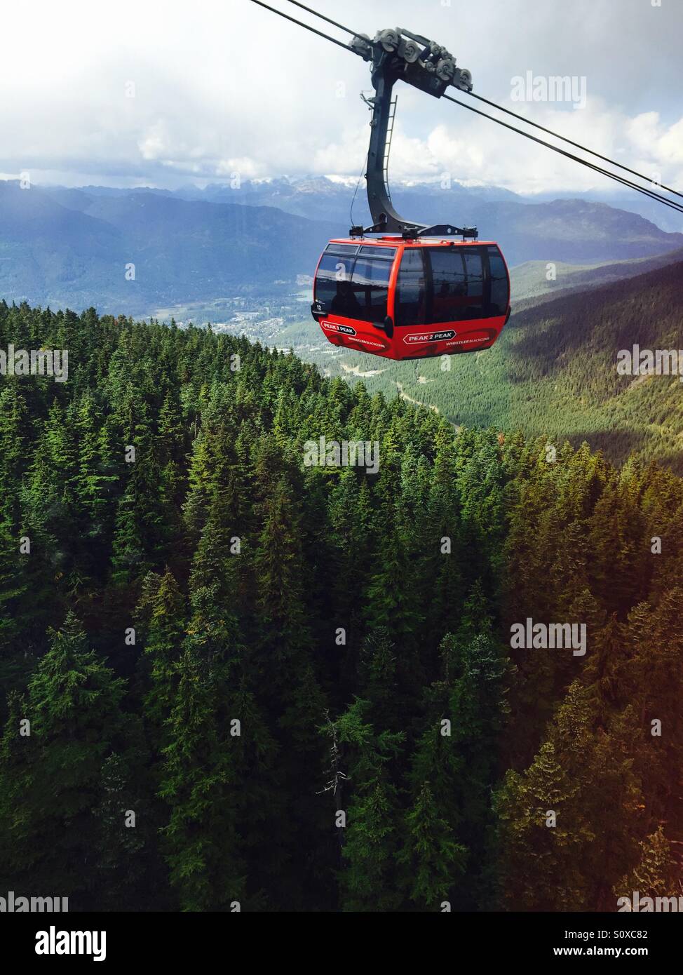 Whistler Mountain Gondola Stock Photos & Whistler Mountain Gondola ...