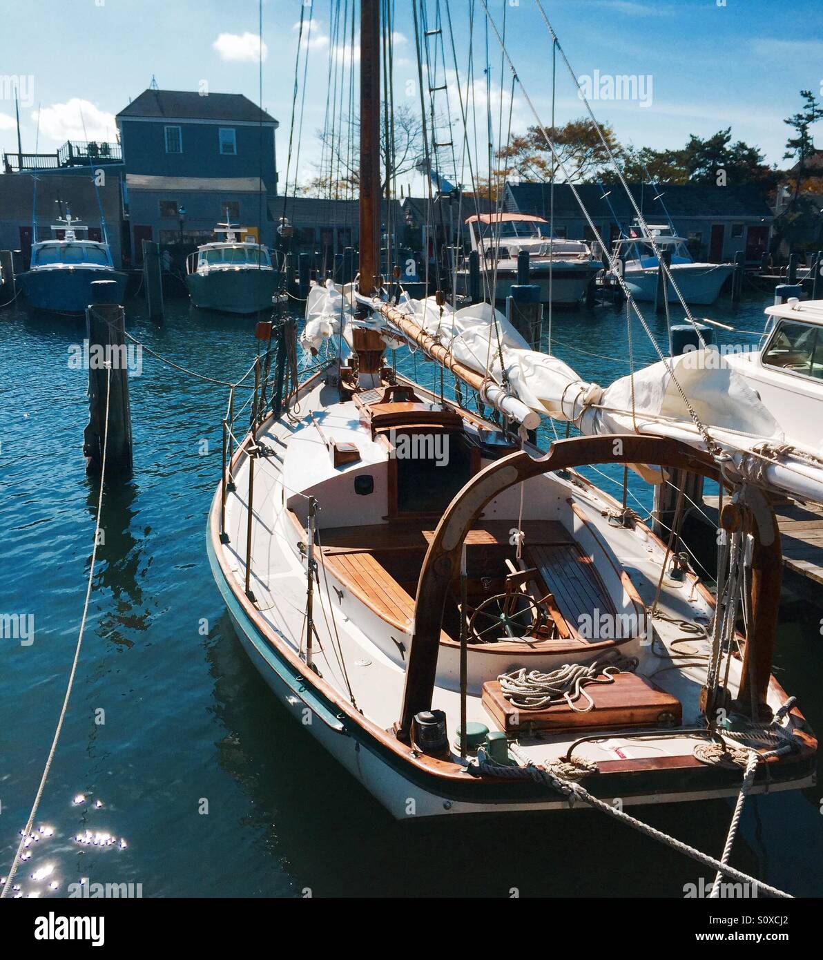 Boating on the lake Stock Photo - Alamy