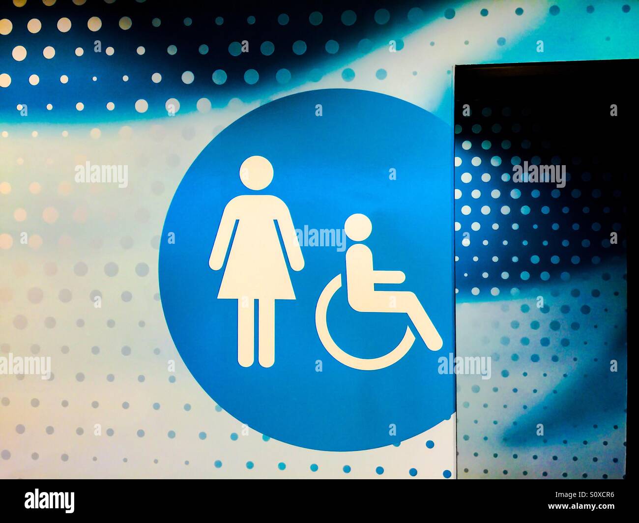 Inclusive restroom sign hi-res stock photography and images - Alamy