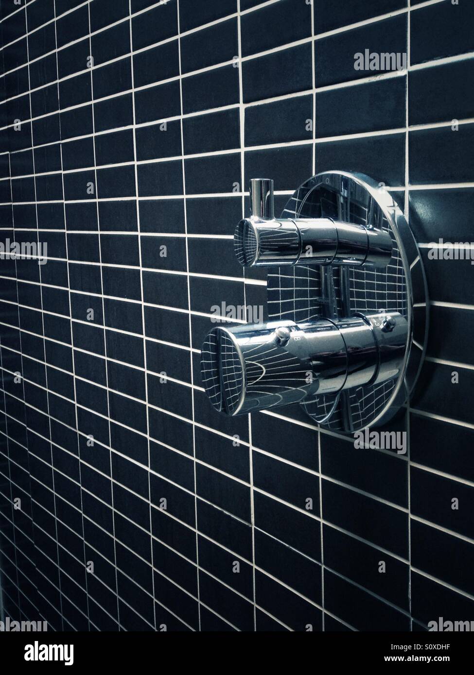 Shower controls hi-res stock photography and images - Alamy