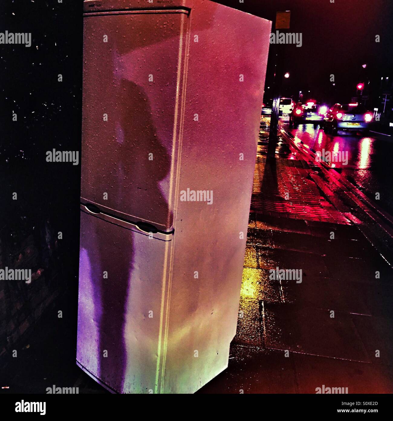 Fridge Freezer Kitchen Stock Photos & Fridge Freezer Kitchen Stock ...