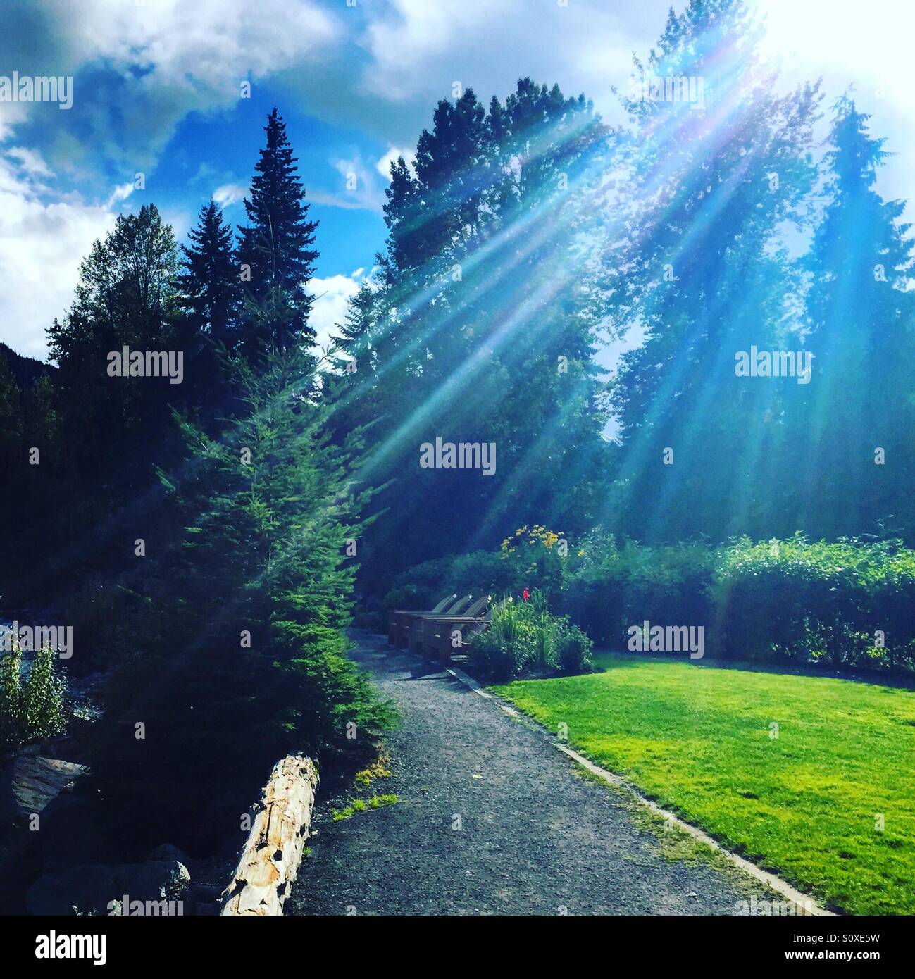 Streaming rays hi-res stock photography and images - Alamy