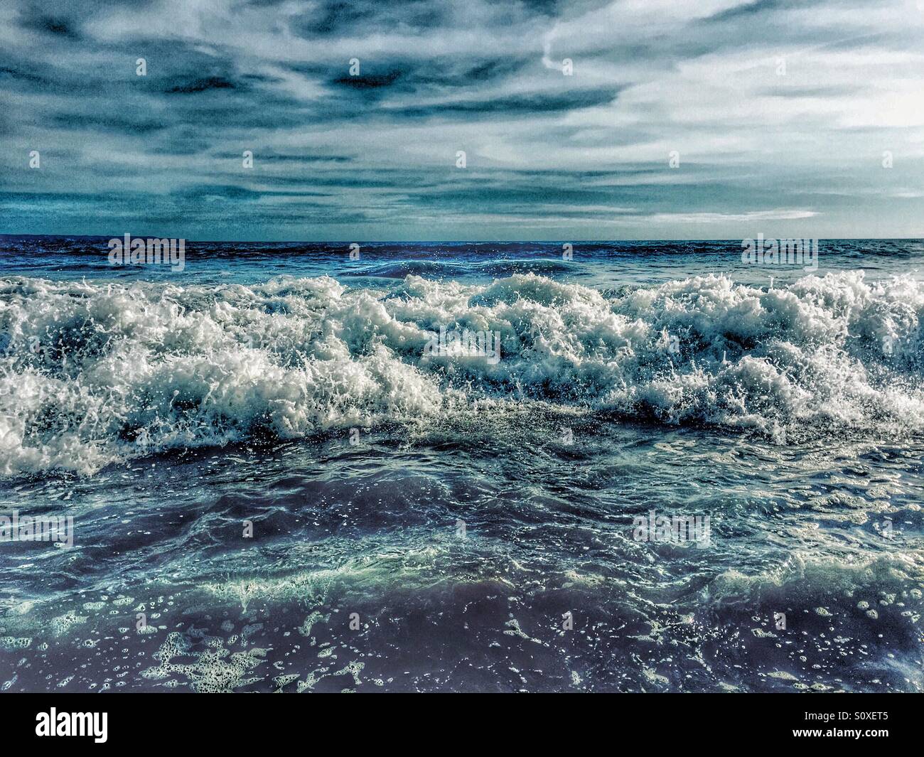 Scary Ocean Waves Storm