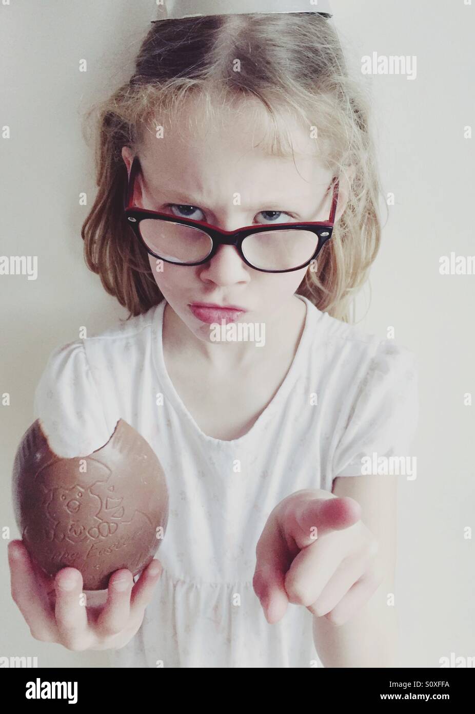 Got my Easter egg Stock Photo - Alamy