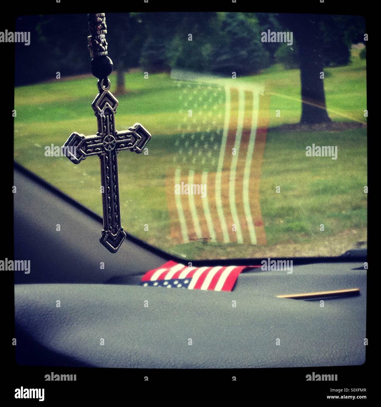 God bless america cross hi-res stock photography and images - Alamy