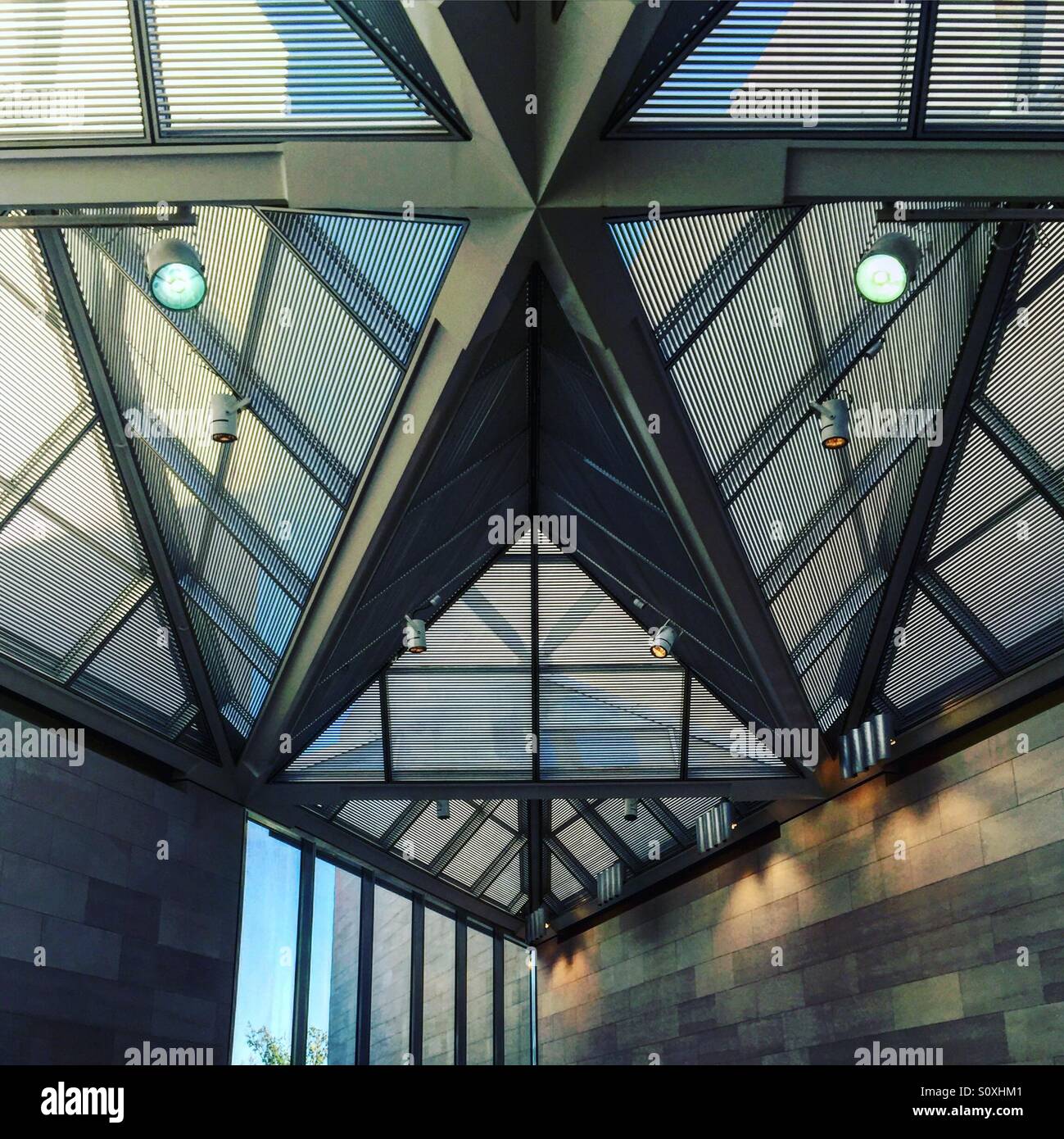 Modern glass and ceiling hi-res stock photography and images - Alamy