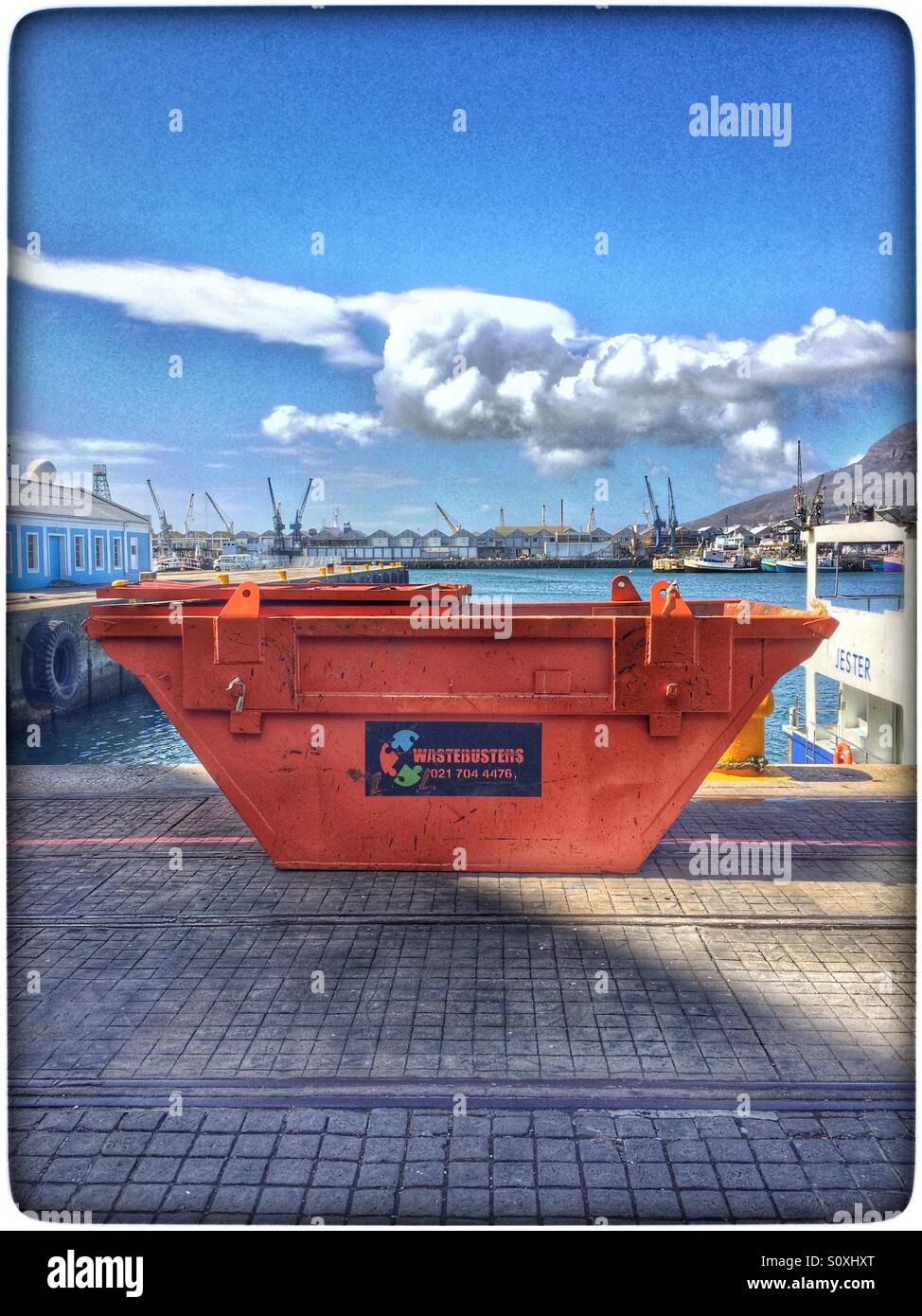 Orange skip hi-res stock photography and images - Alamy