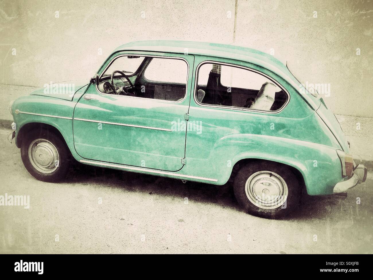 SEAT 600 vintage car Stock Photo - Alamy