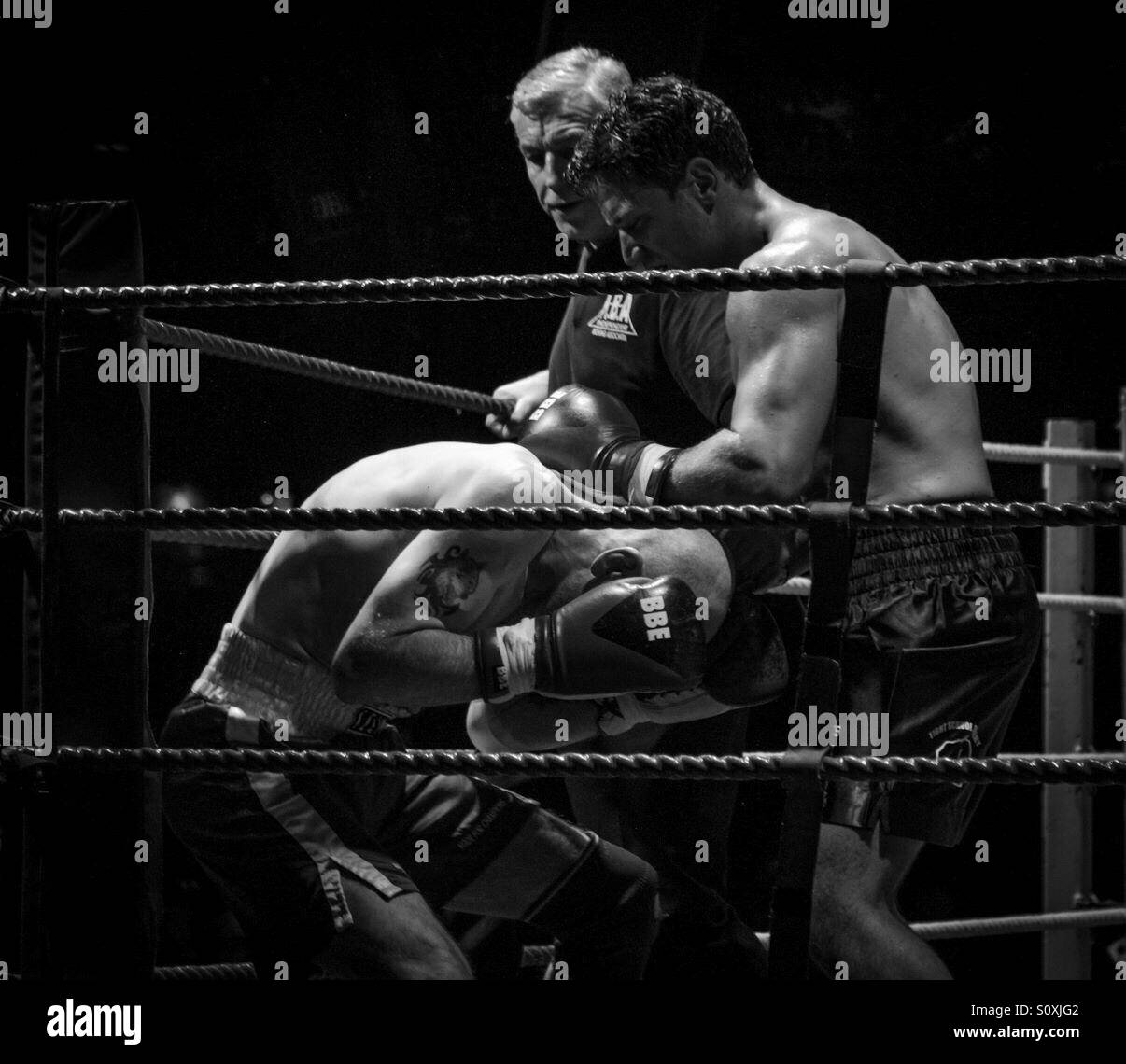 Fight to defeat Black and White Stock Photos & Images - Alamy
